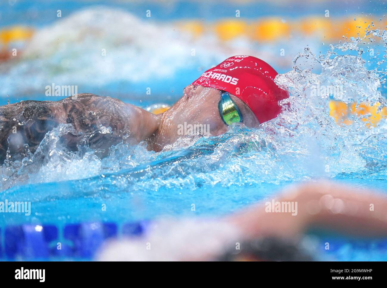 Great Britain's Matthew Richards during the Men's 4 x 200m Freestyle ...