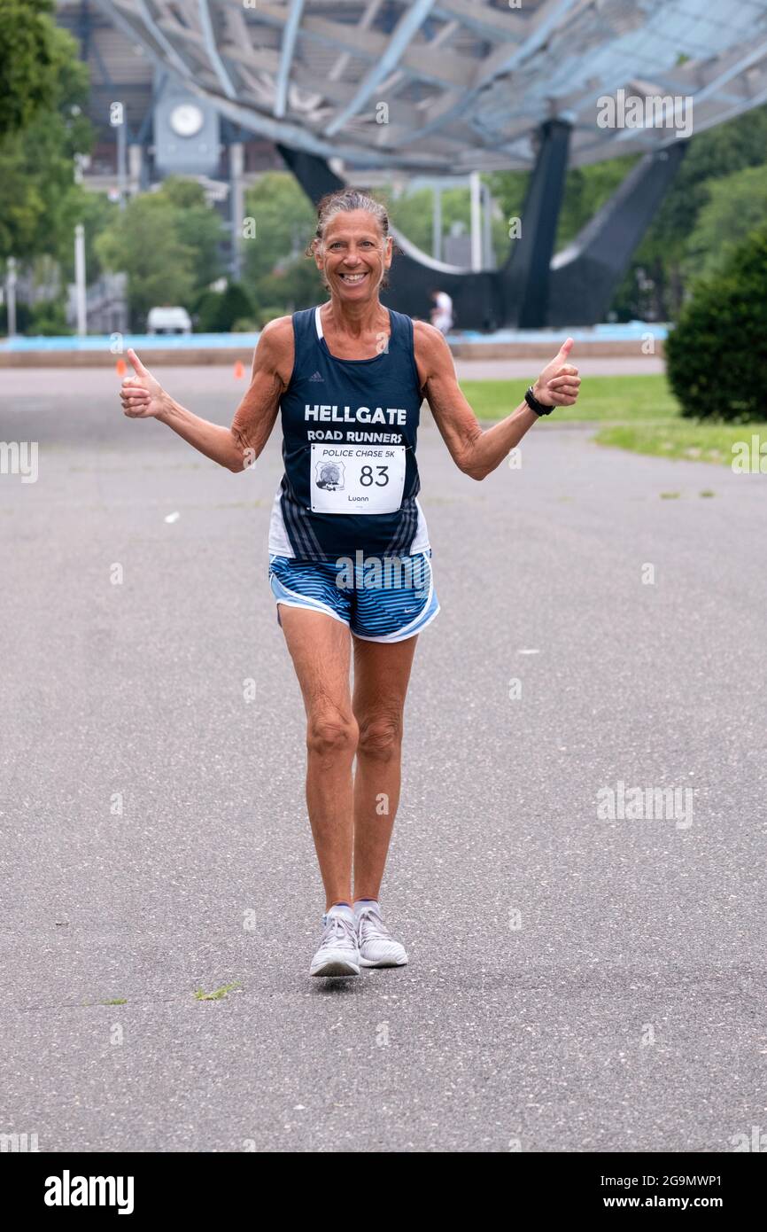 Older woman walking into a room hi-res stock photography and images - Alamy