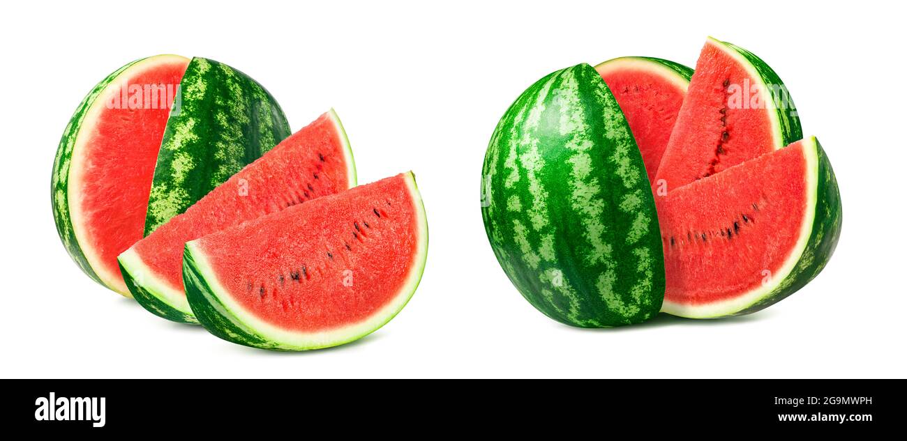 Watermelon cut pieces hi-res stock photography and images - Alamy