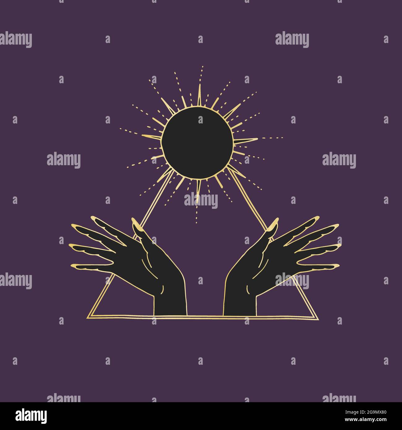 Mystical sun clipart hi-res stock photography and images - Alamy