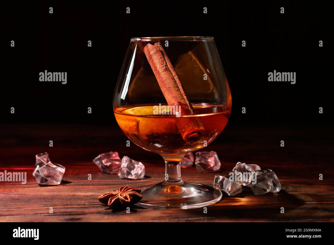 Concept of hard alcoholic drinks with cognac Stock Photo - Alamy