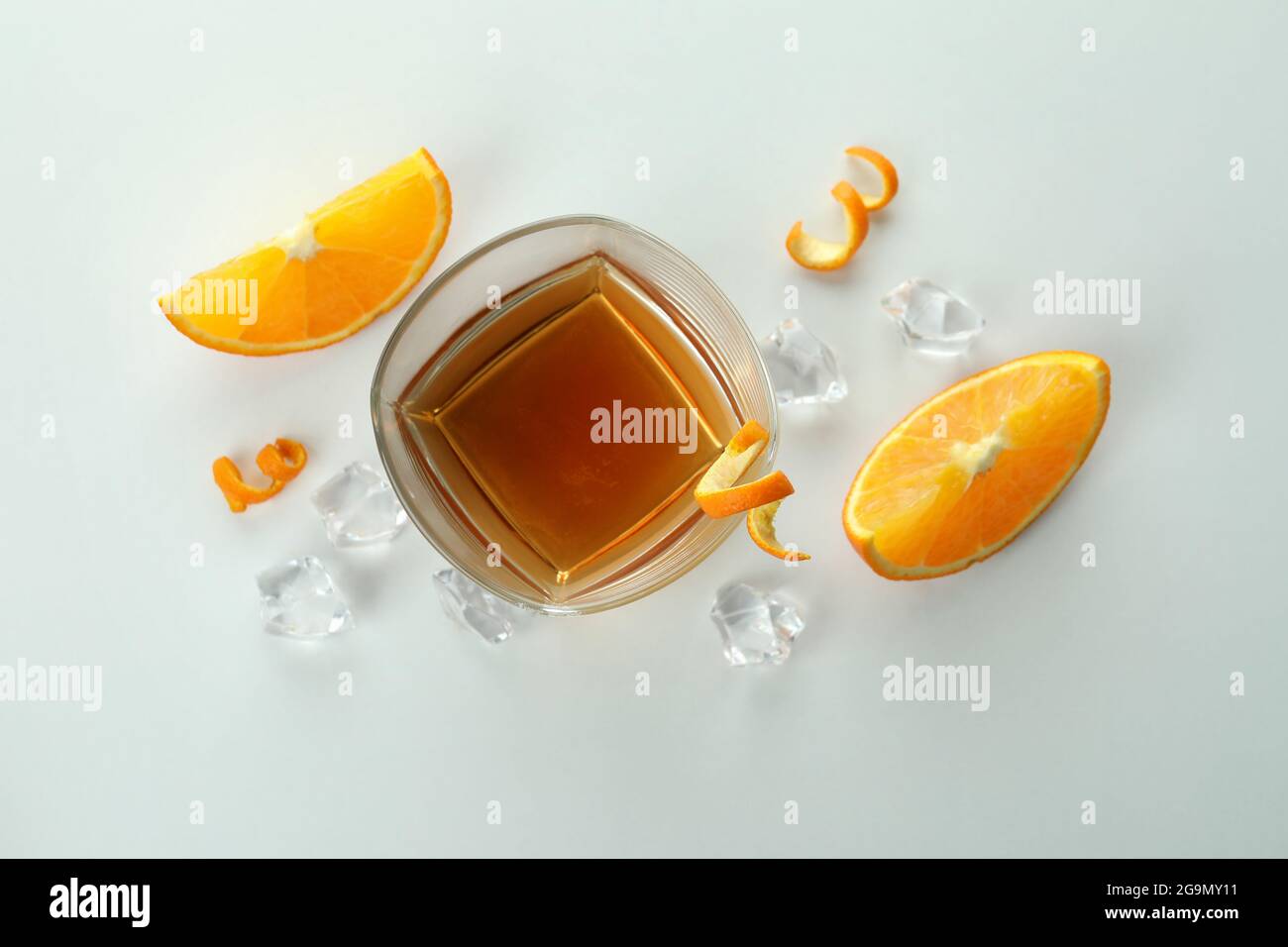 Concept of hard alcoholic drinks with cognac Stock Photo - Alamy