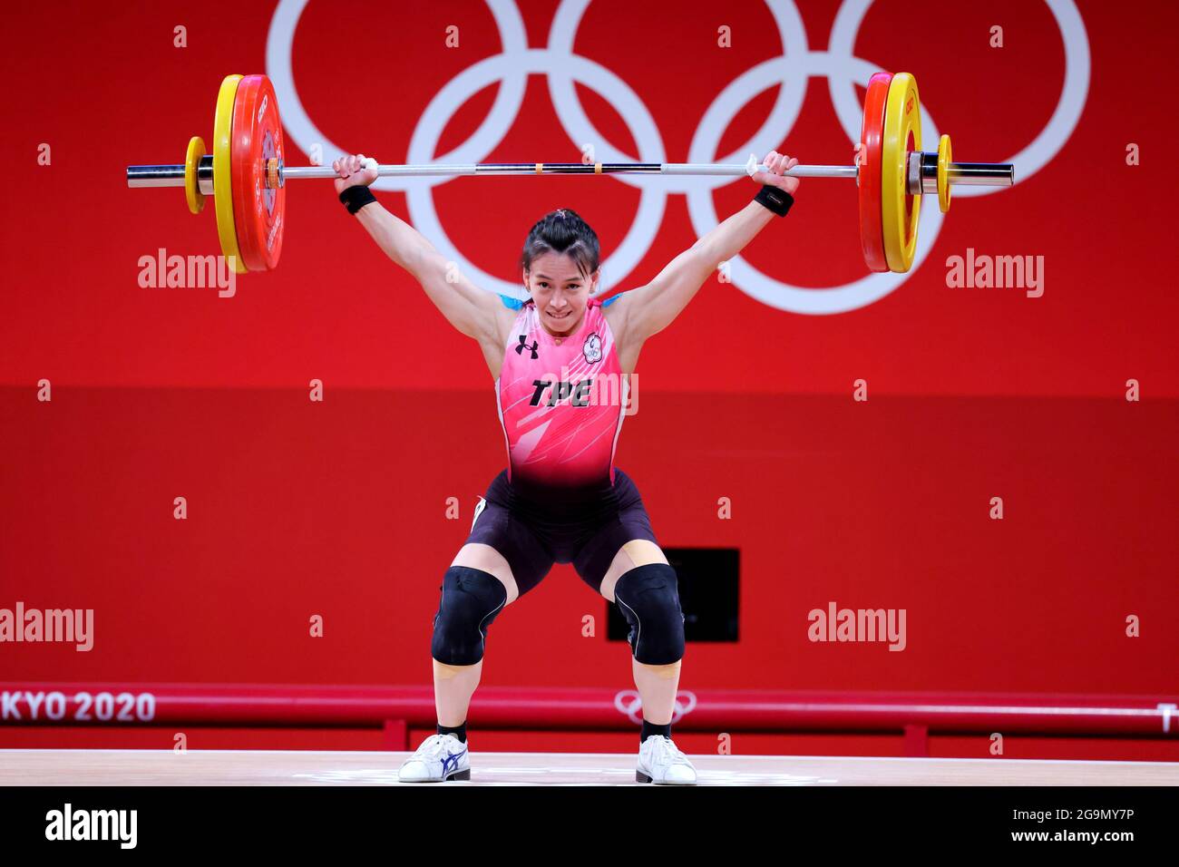 Tokyo, Japan. 27th July, 2021. Kuo Hsing-Chun (TPE) Weightlifting ...