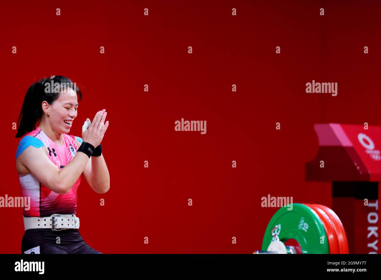 Tokyo, Japan. 27th July, 2021. Kuo Hsing-Chun (TPE) Weightlifting ...