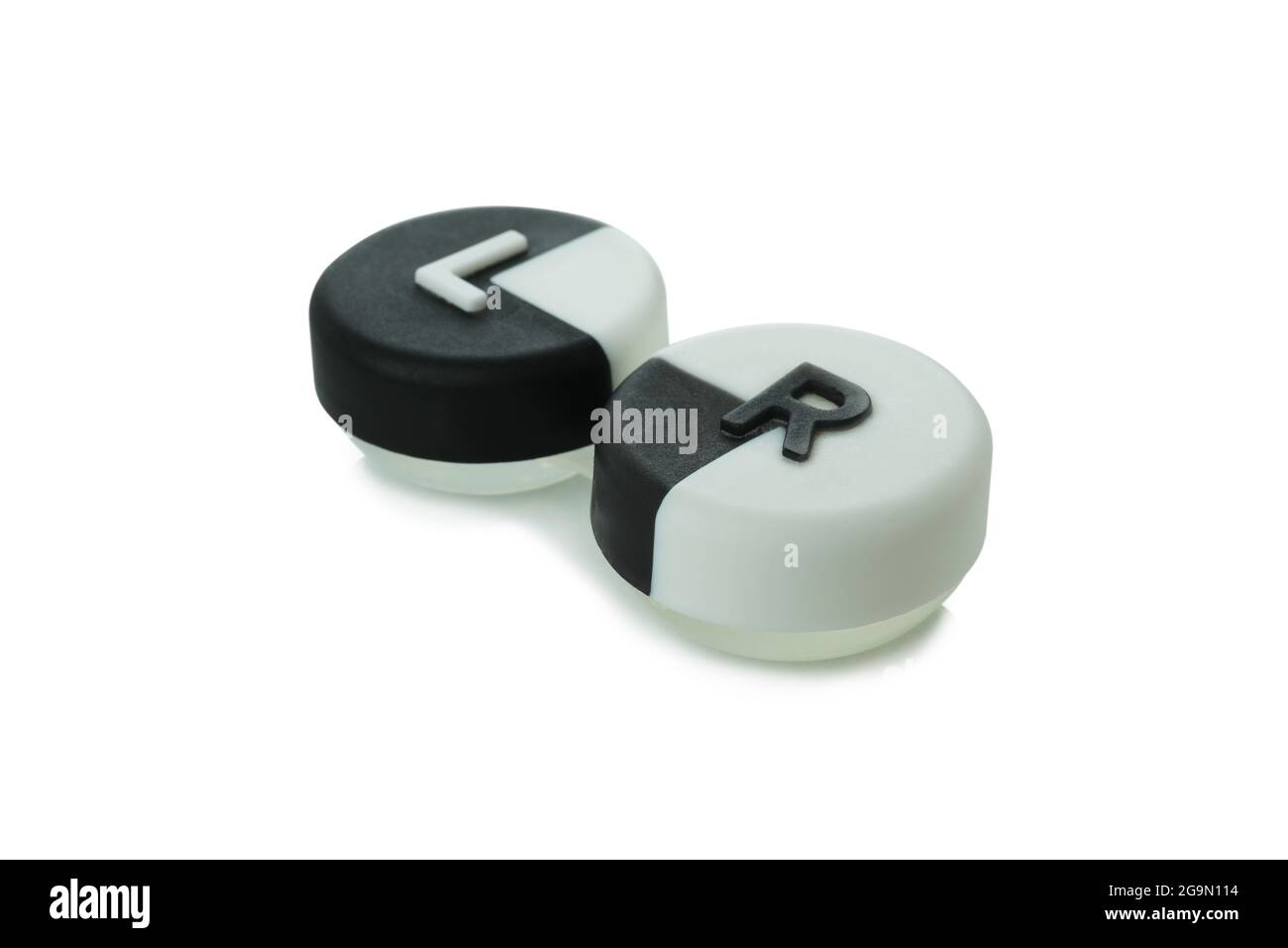 Solution contact lenses on Cut Out Stock Images & Pictures - Alamy