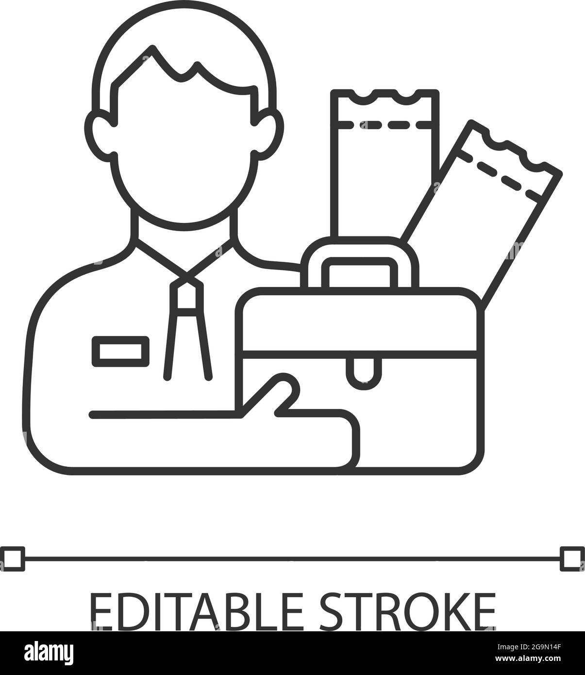 Lotto agent Stock Vector Images - Alamy