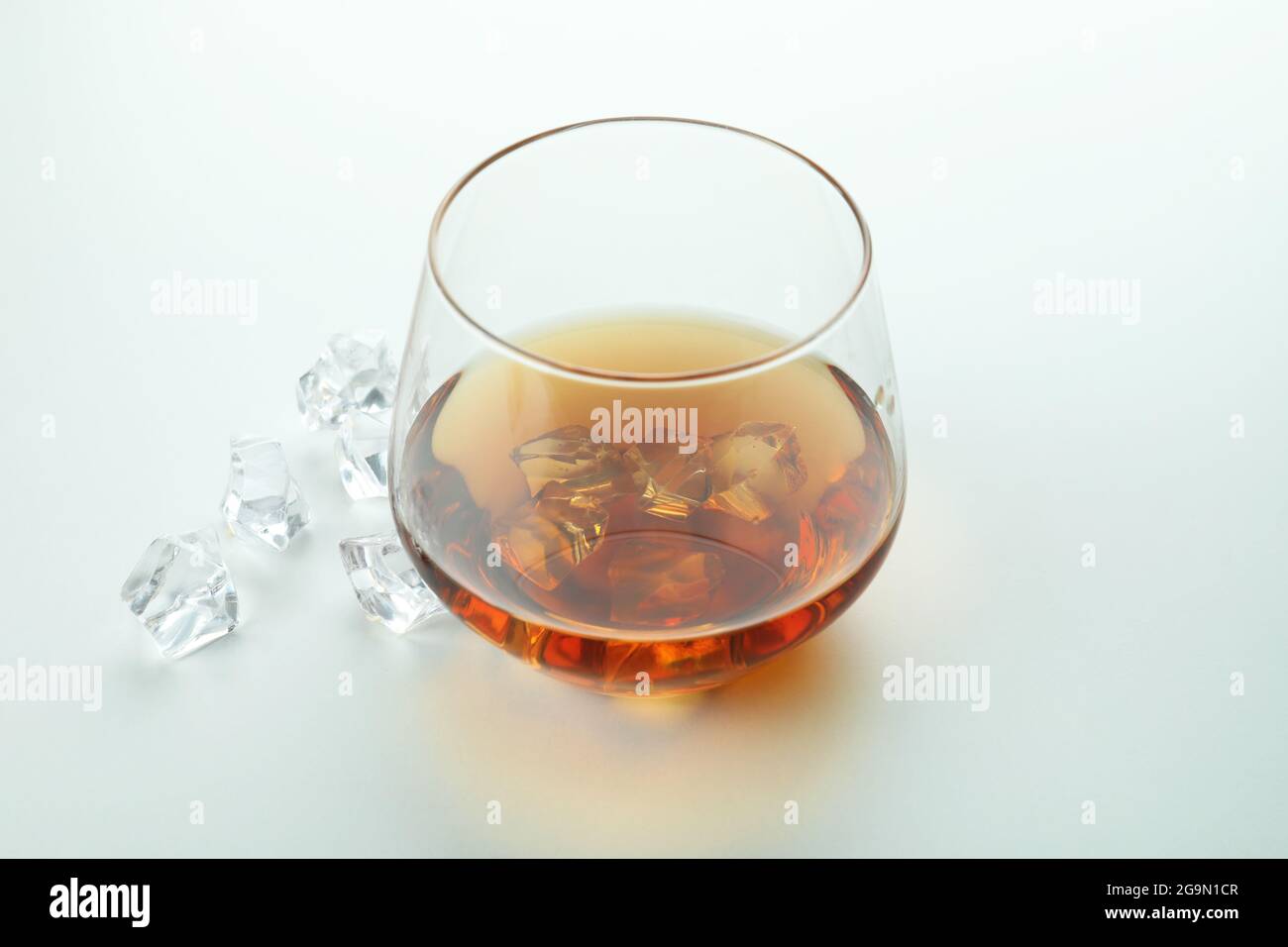 Concept of hard alcoholic drinks with cognac Stock Photo - Alamy