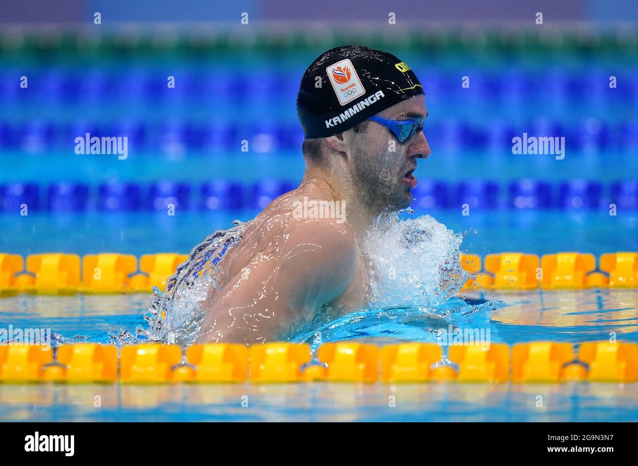 Netherlands's Arno Kamminga during the Men's 200m Breaststroke heat 4 ...