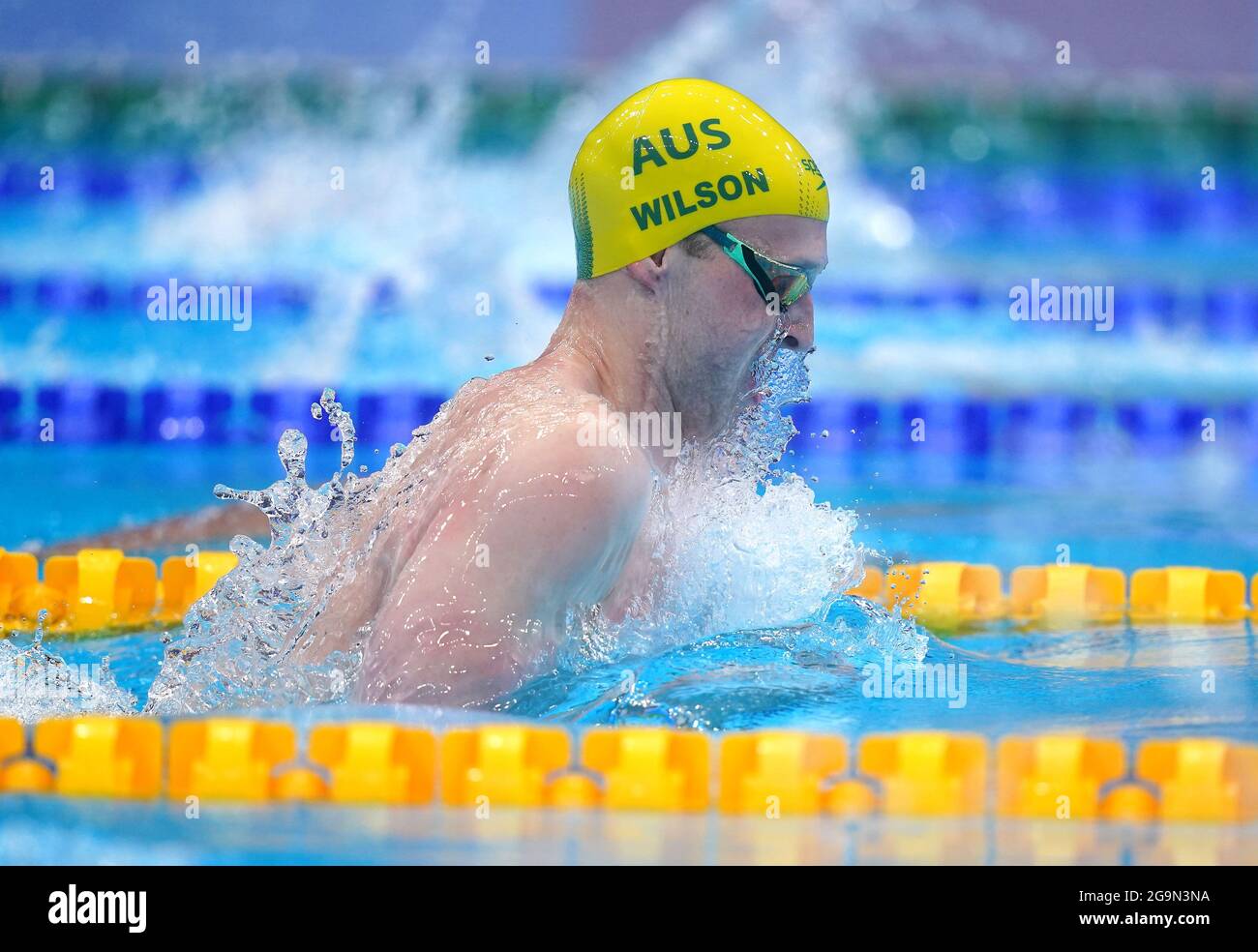 Australia's Matthew Wilson during the Men's 200m Breaststroke heat 4 at ...