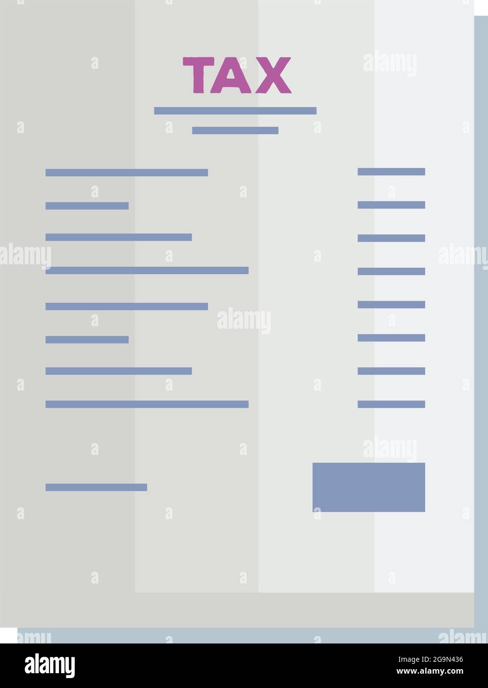 tax documents paper Stock Vector Image & Art - Alamy