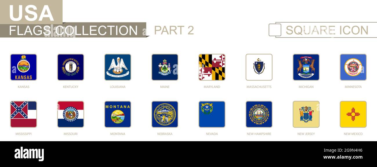 Missouri flags Stock Vector Images - Alamy