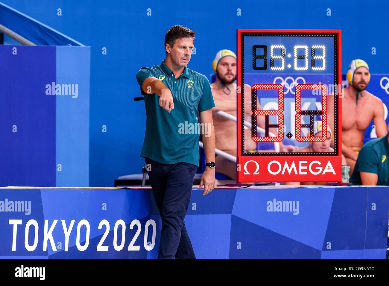 TOKYO, JAPAN - JULY 27: head coach Elvis Fatovic of Australia during ...