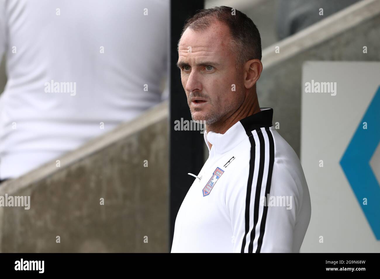 First Team Coach of Ipswich Town, Francis Jeffers - Dartford v Ipswich ...