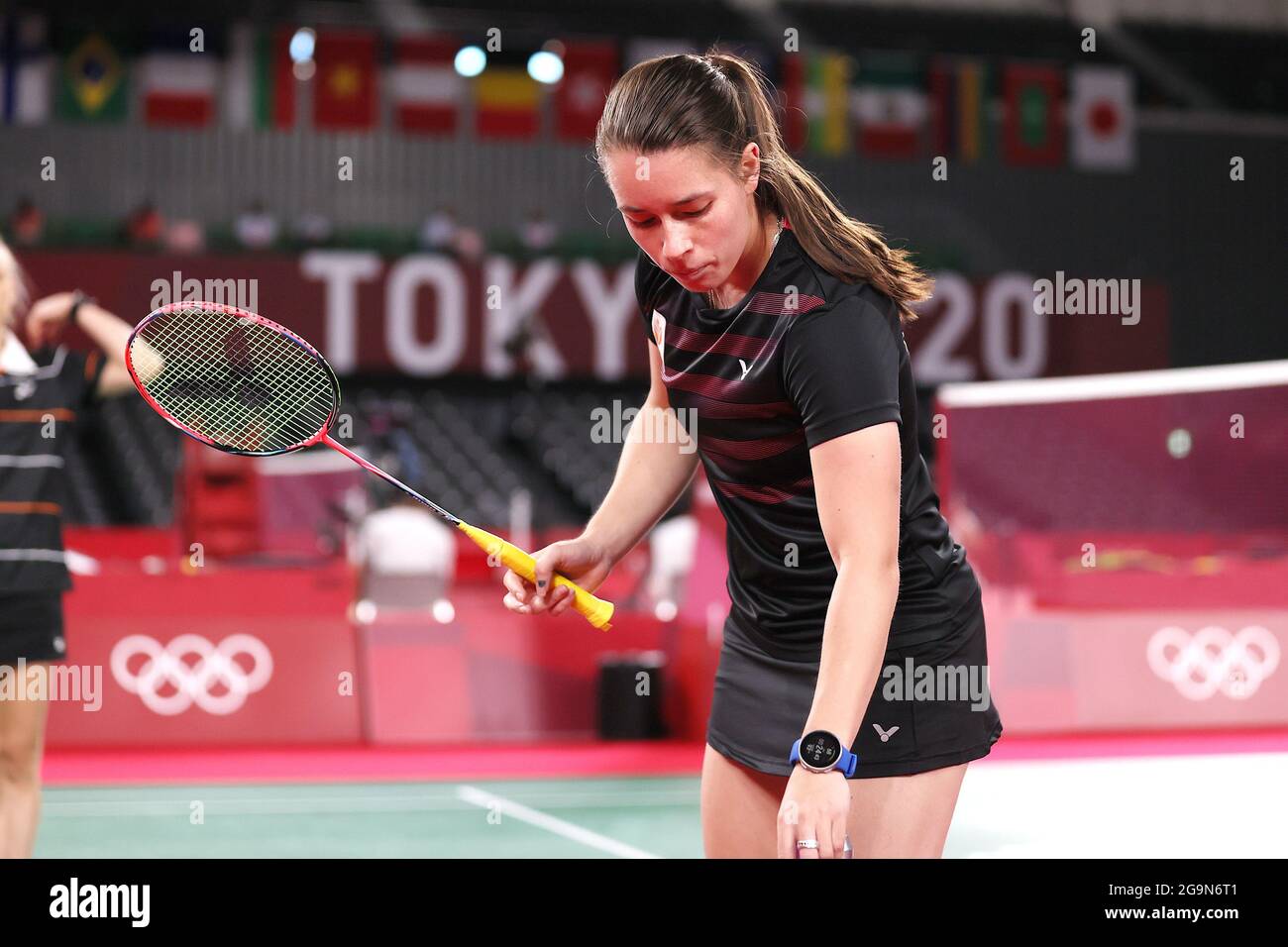 TOKYO, JAPAN, 27-07-2021, Musashino Forest Plaza, Tokyo 2020 Olympic Games, Badminton, Cheryl ...