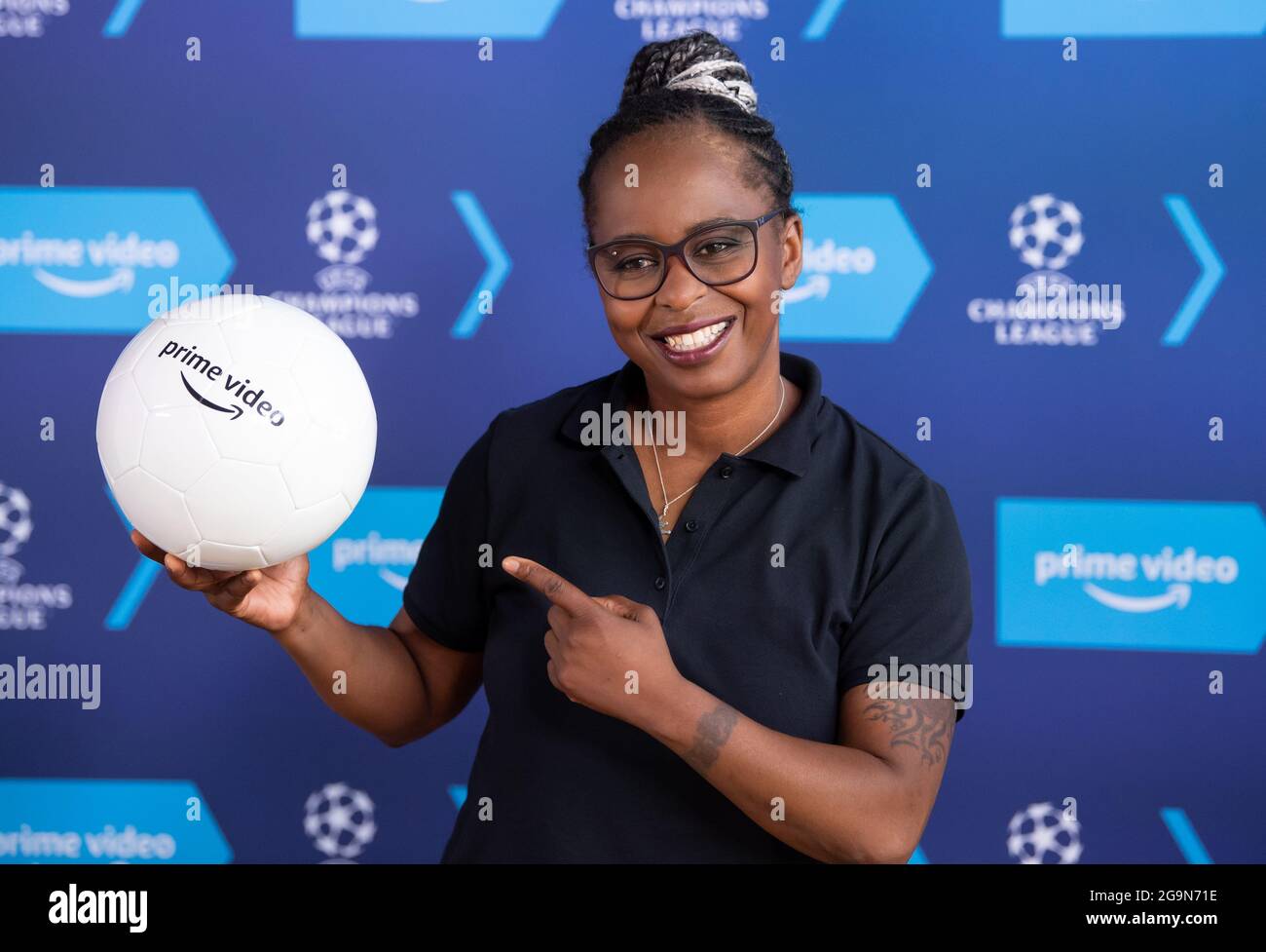 Munich, Germany. 27th July, 2021. Shary Reeves, presenter and reporter ...