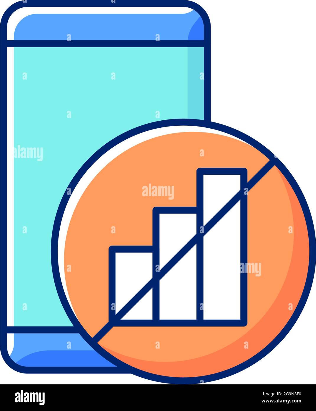 No signal RGB color icon Stock Vector Image & Art - Alamy