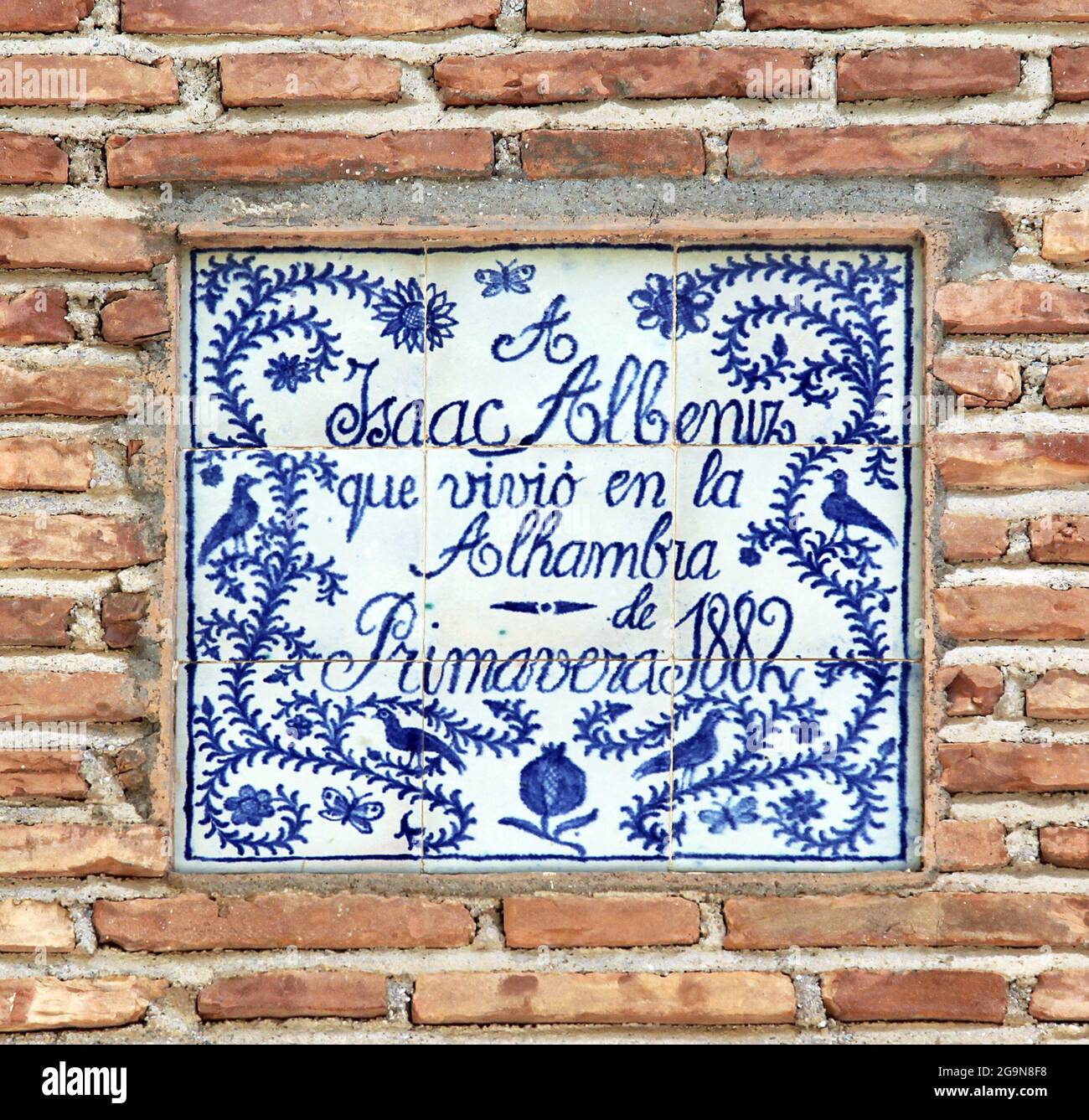 Isaac Albeniz Spanish pianist, composer, and conductor.Plaque at the ...