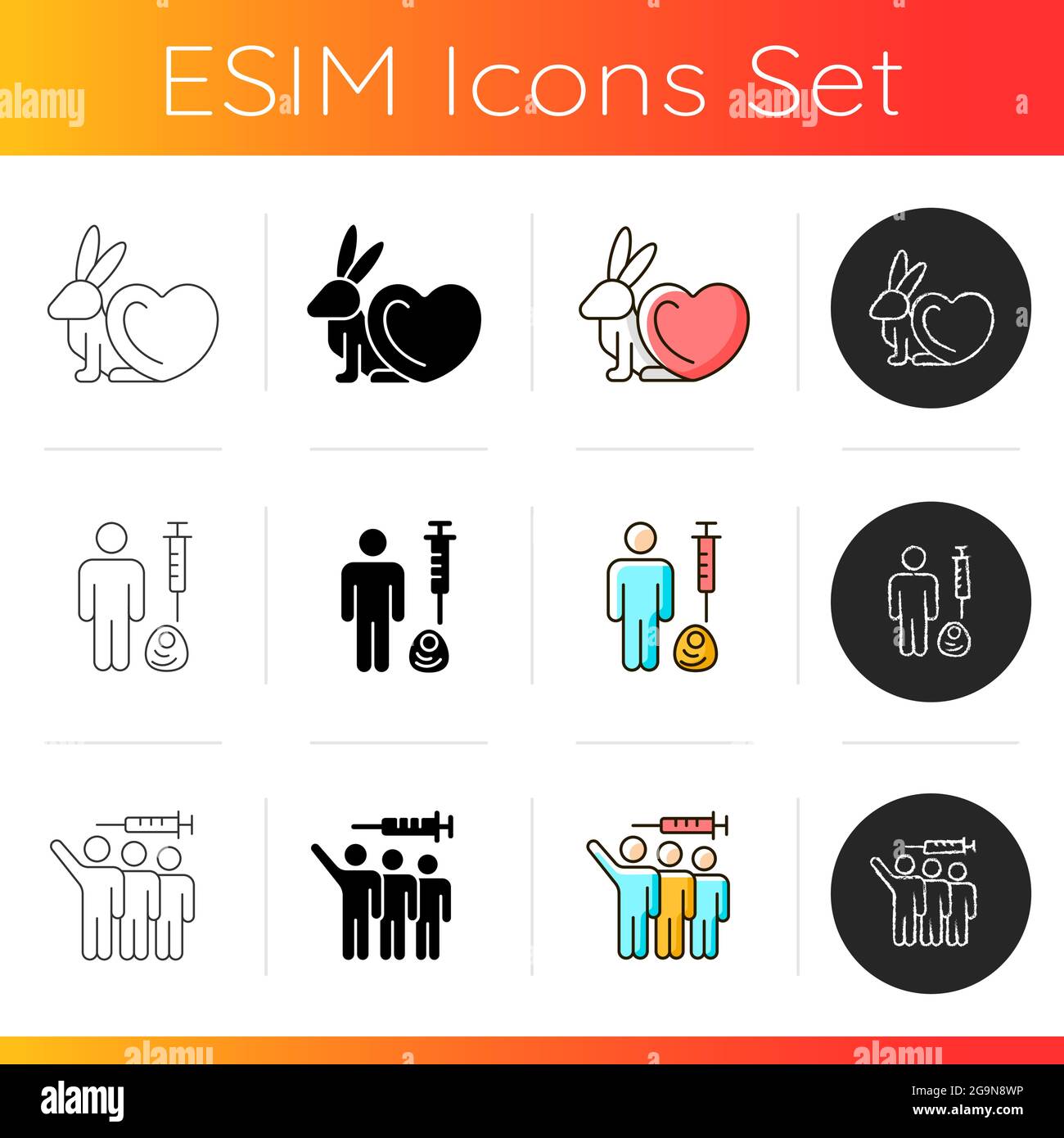 Animal test logo hi-res stock photography and images - Alamy