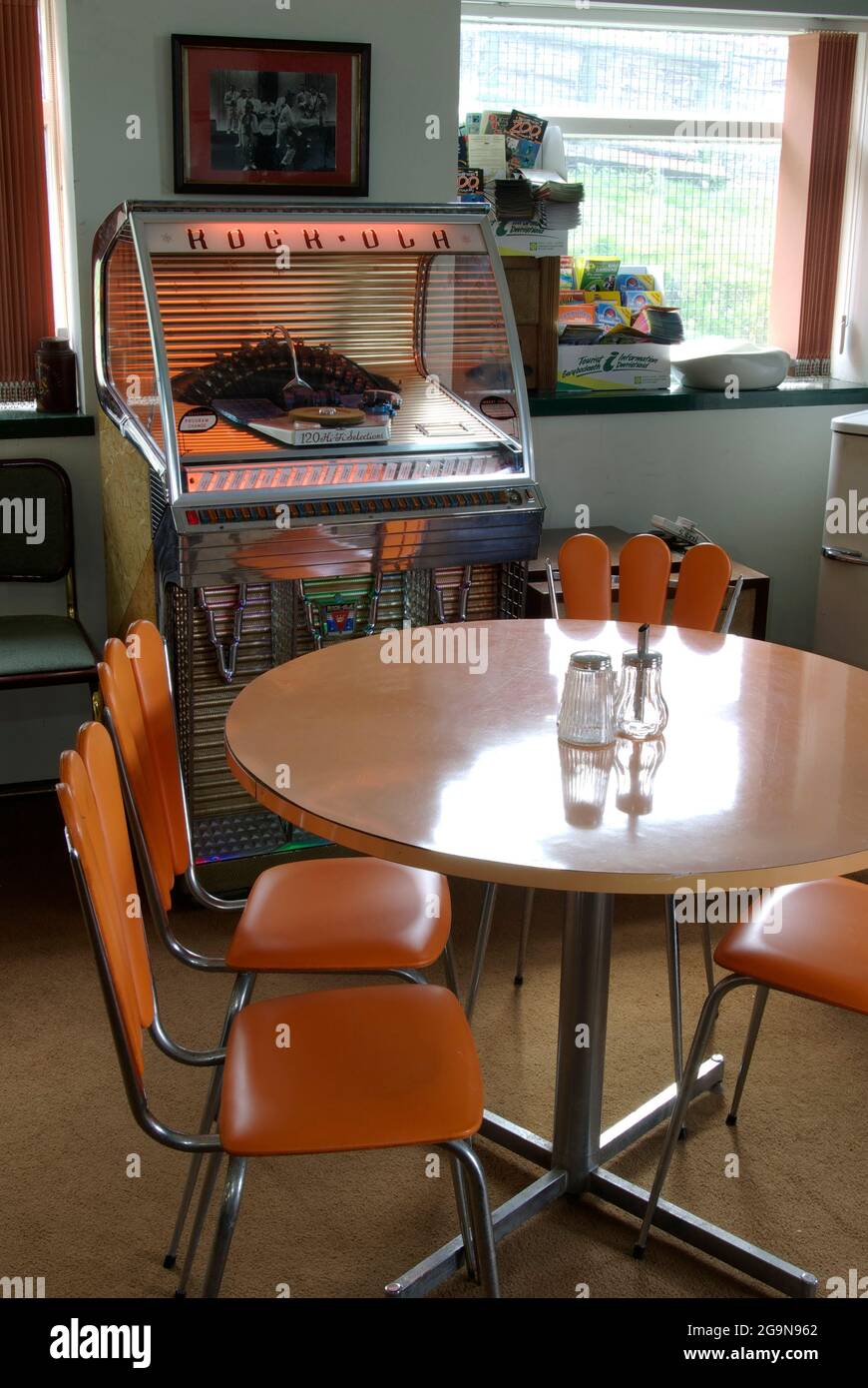 Rock-Ola ,Automated, Record, Player Stock Photo - Alamy