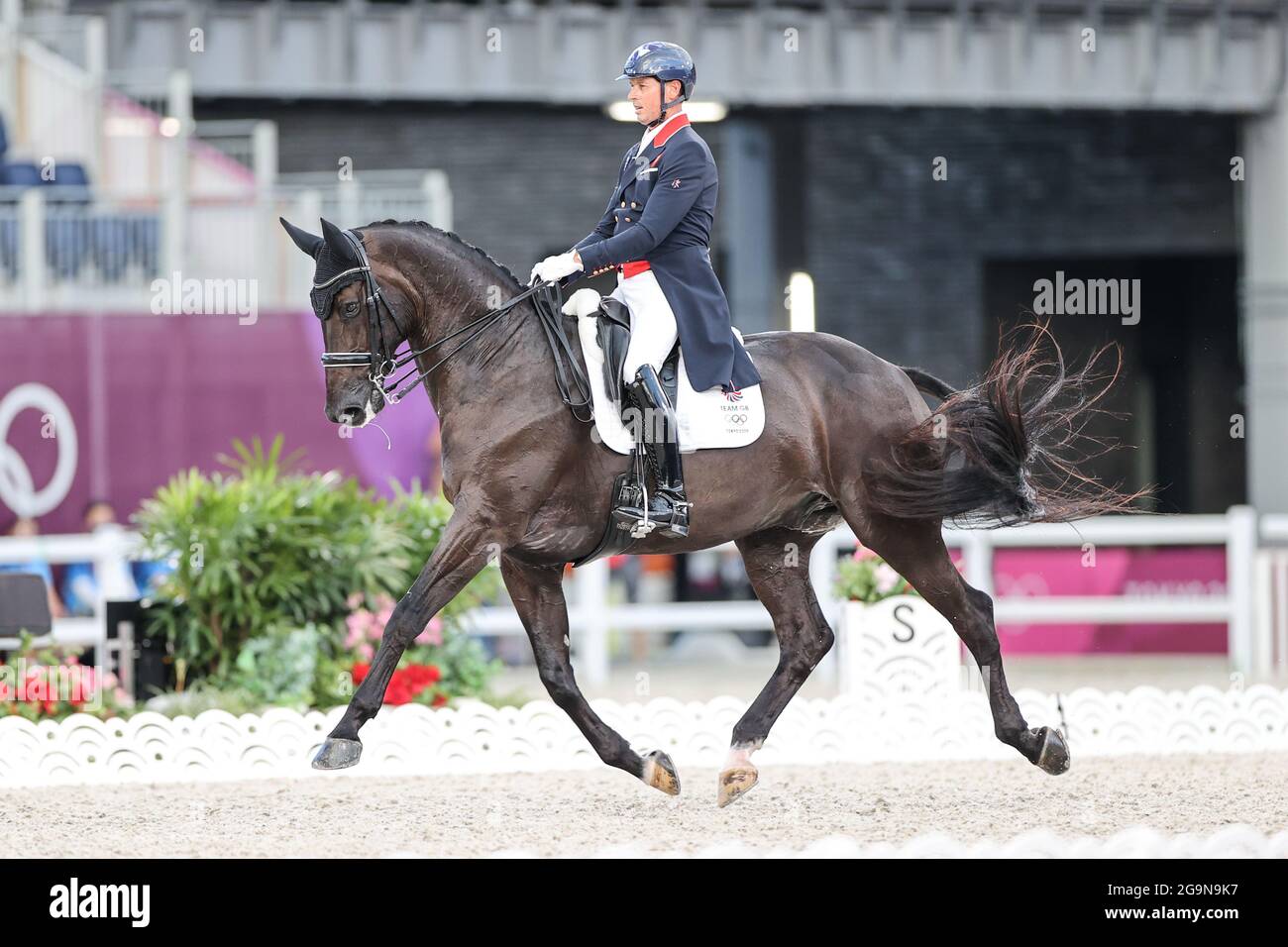 Tokyo, Japan. 27th July, 2021. HESTER Carl (GBR) Equestrian : Dressage ...
