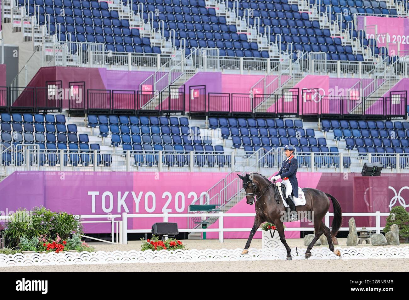 Tokyo, Japan. 27th July, 2021. HESTER Carl (GBR) Equestrian : Dressage ...