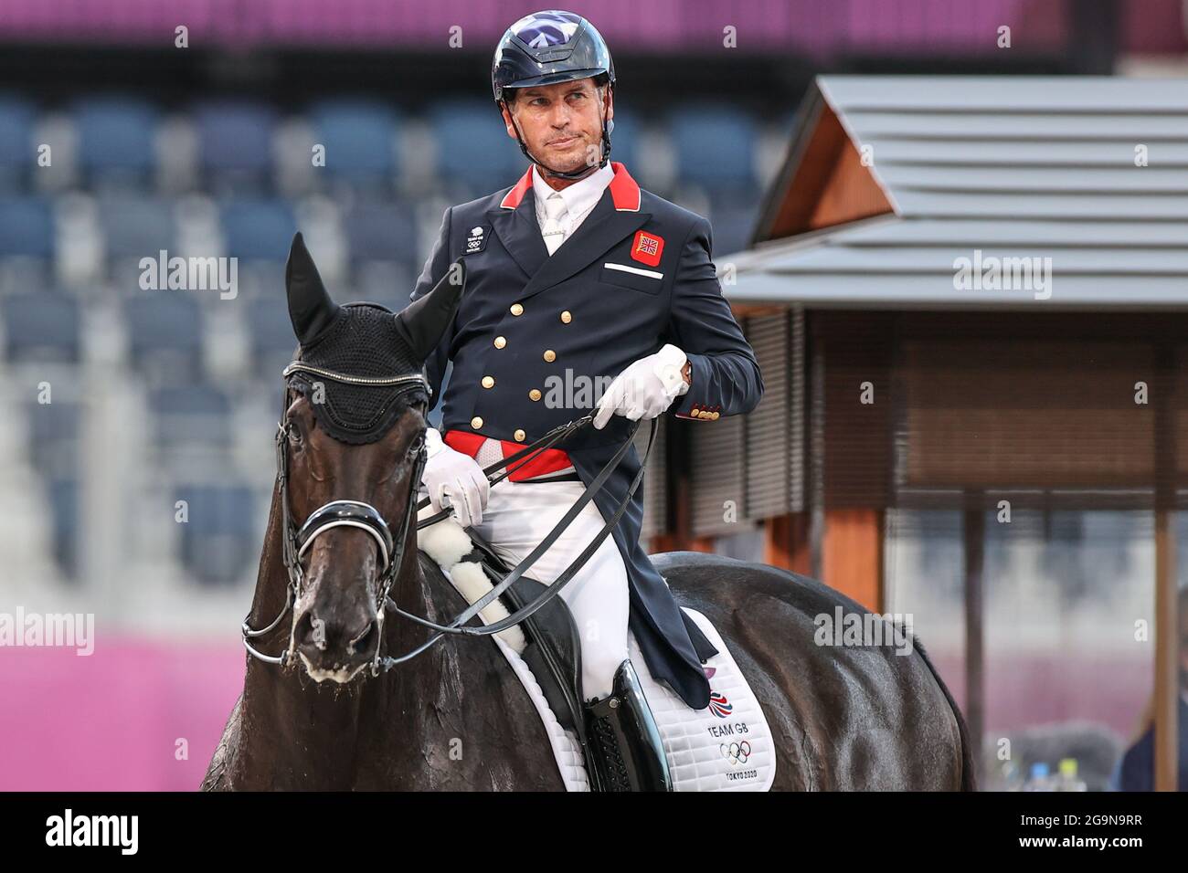 Tokyo, Japan. 27th July, 2021. HESTER Carl (GBR) Equestrian : Dressage ...