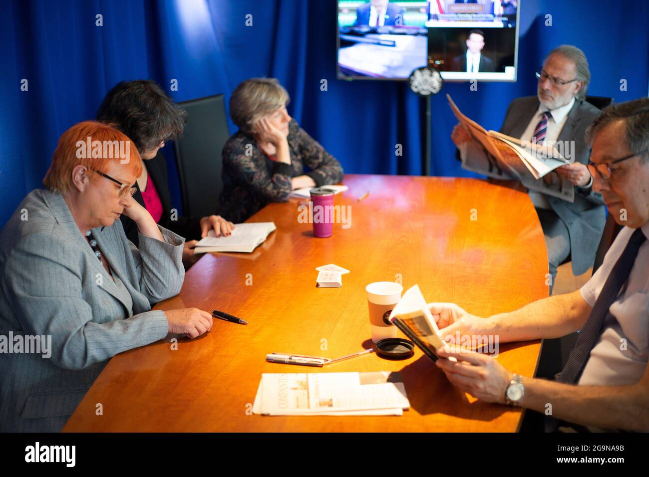 Ministers attend a COBR Committee meeting Stock Photo - Alamy