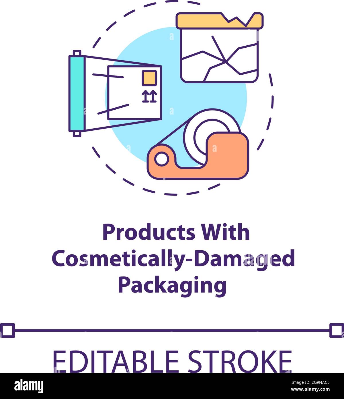The concept of damaged products hi-res stock photography and images - Alamy