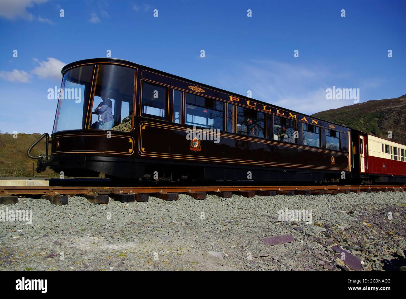 Welsh Highland Railway Narrow Gauge Railway Stock Photo - Alamy