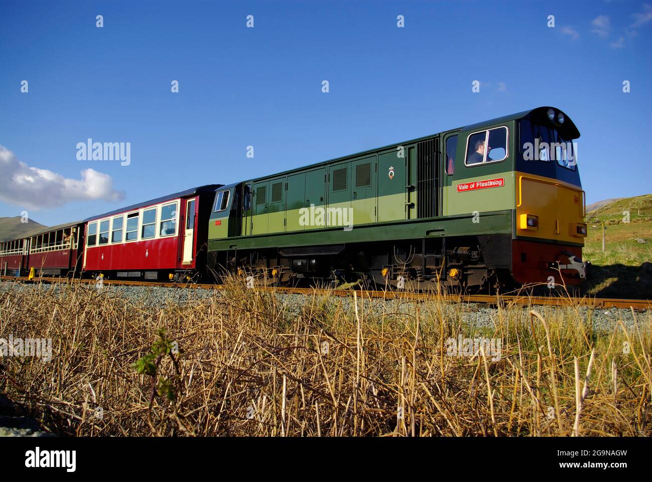 Welsh Highland Railway Narrow Gauge Railway Stock Photo - Alamy