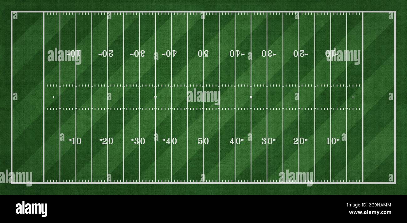 Football down yard lines hi-res stock photography and images - Alamy