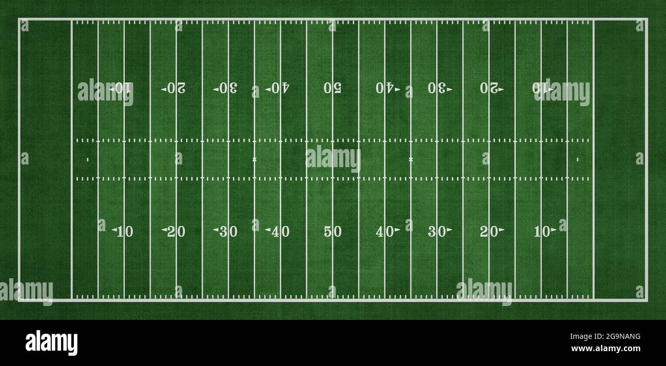 American football field top view hi-res stock photography and images ...