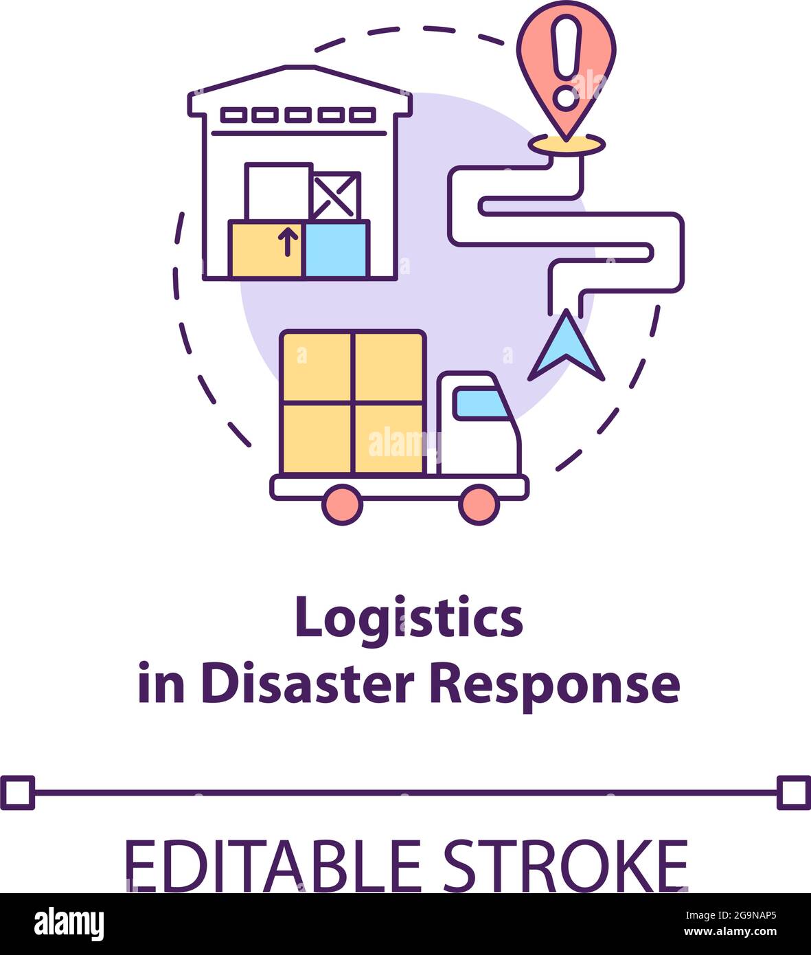 Disaster response symbol Stock Vector Images - Alamy
