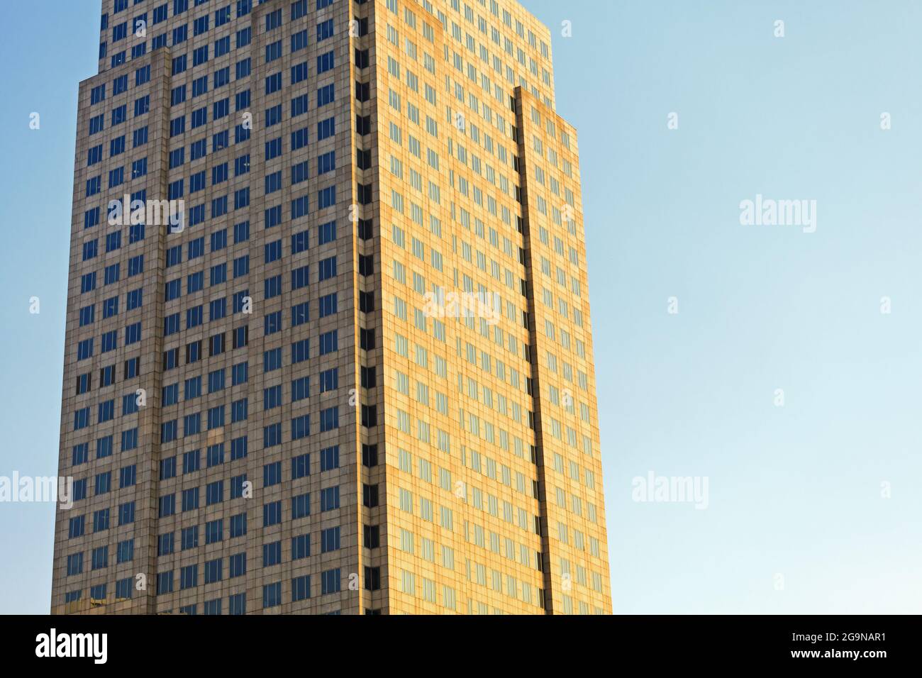 Beautiful sunlight over office building Stock Photo - Alamy