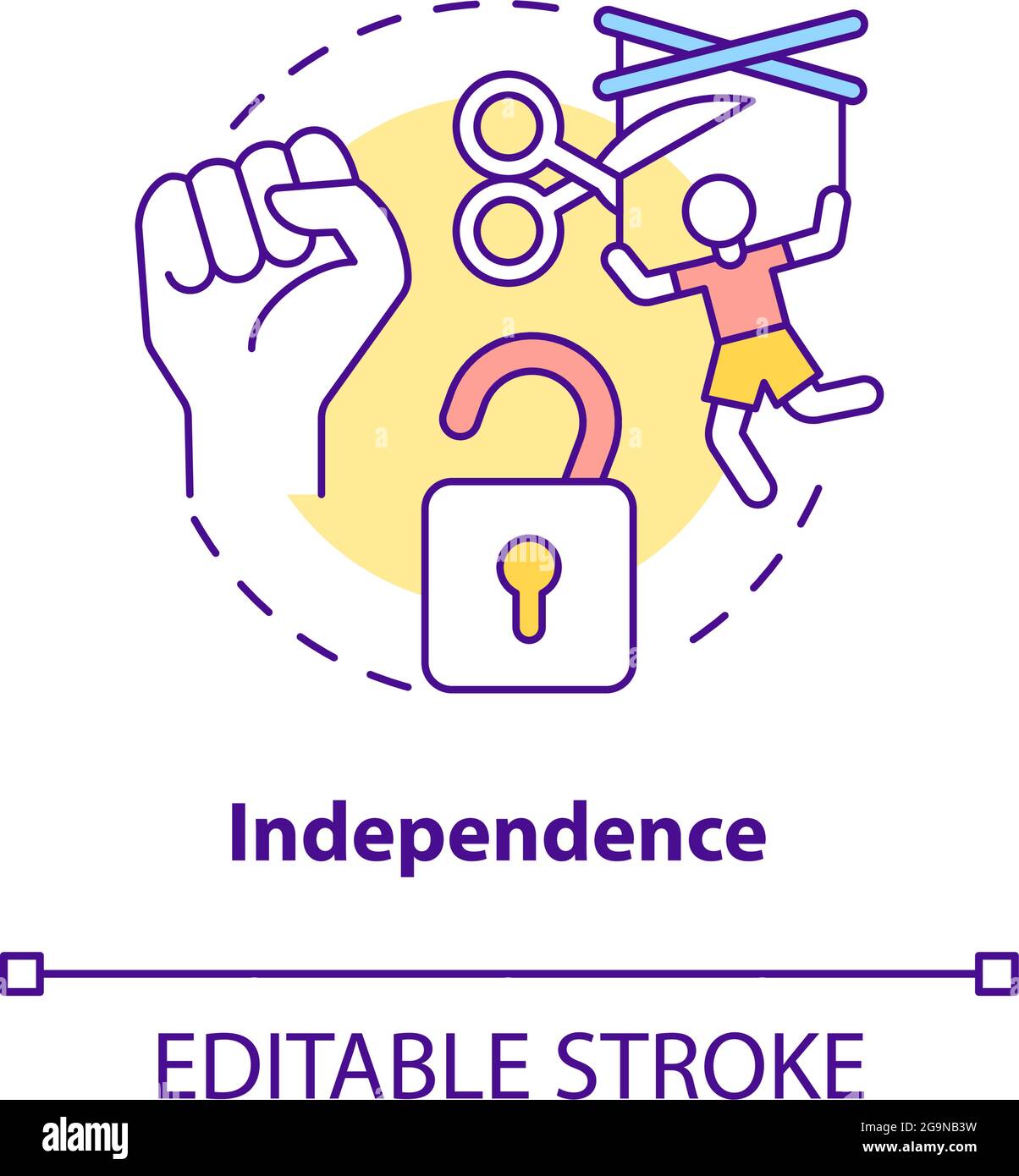 Human autonomy Stock Vector Images - Alamy