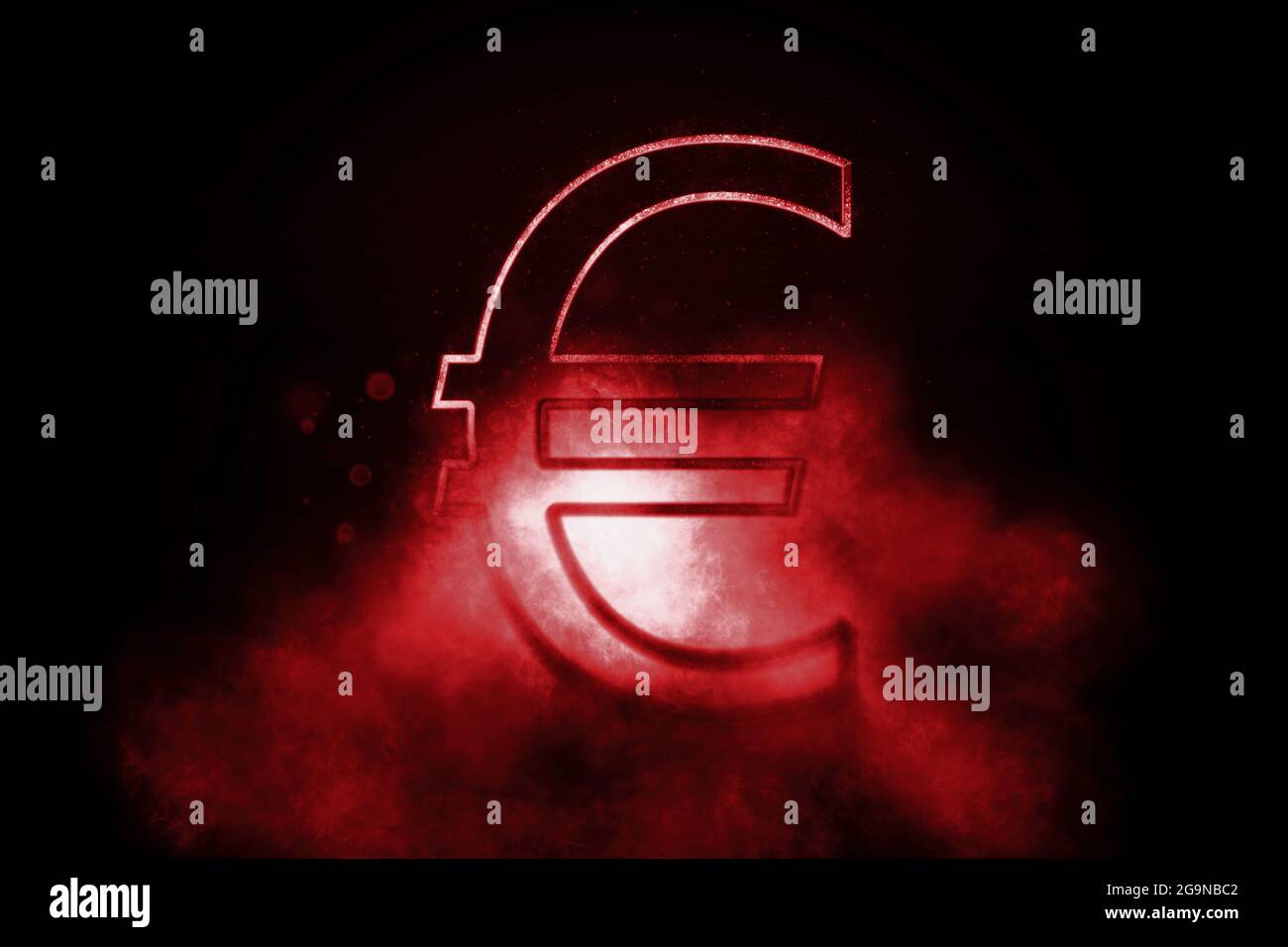 European Union Euro, EUR Euro currency, Monetary currency symbol, Blue ...