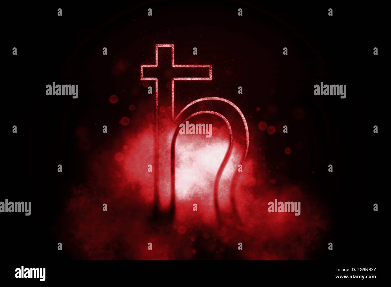 Symbol of Saturn, Saturn Sign, astrology Saturn planet, Blue Symbol ...