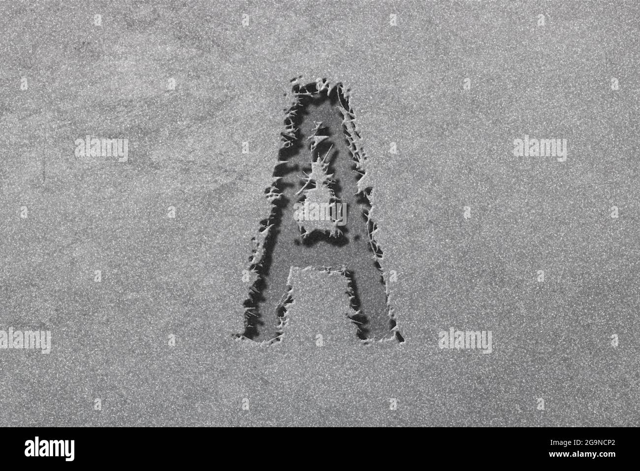 Alpha sign. alpha letter, Greek Alphabet Symbol, rugged, silver ...