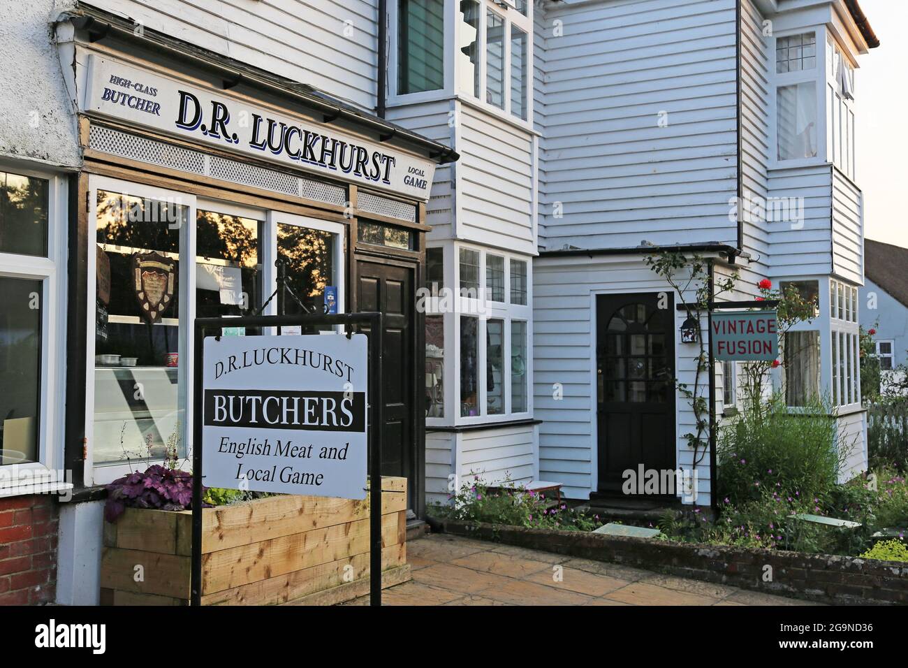 D R Luckhurst butcher and Vintage Fusion, The Street, Smarden, Kent ...