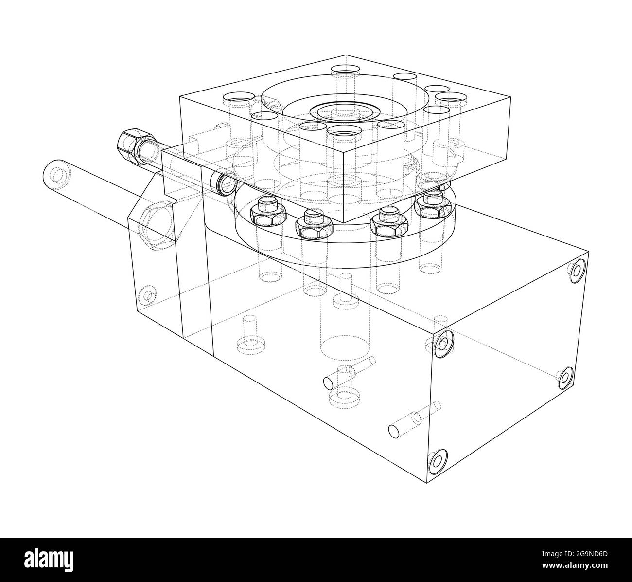 Abstract industry object concept. Vector Stock Vector Image & Art - Alamy