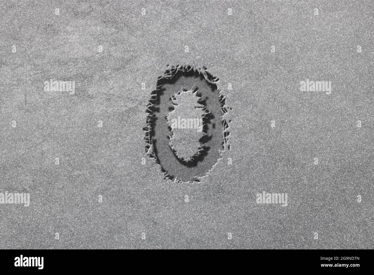 Omicron sign. Omicron letter, Greek alphabet Symbol, rugged, silver ...