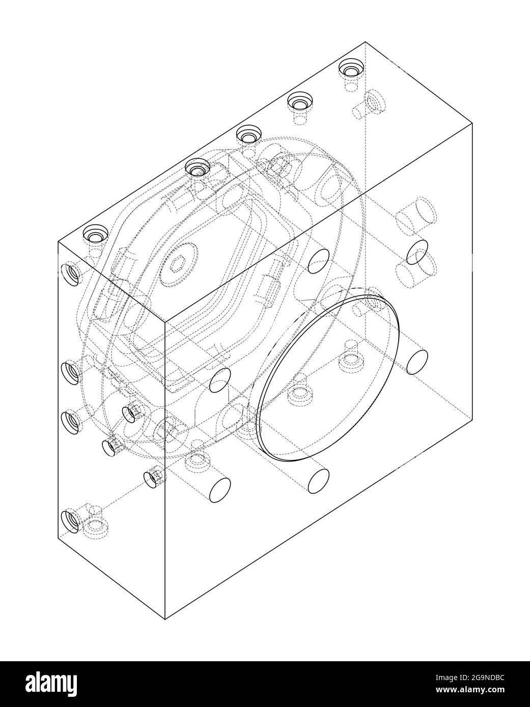 Abstract industry object concept. Vector Stock Vector Image & Art - Alamy
