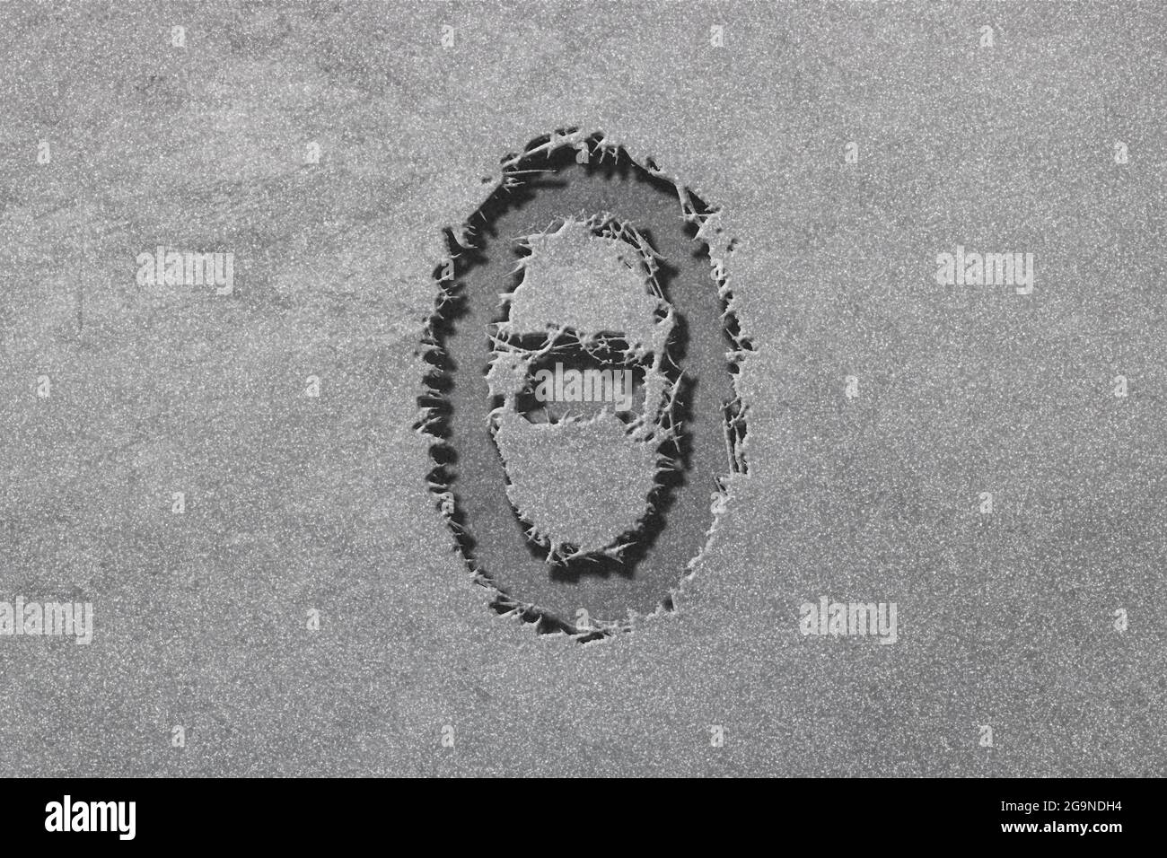 Theta sign. Theta letter, Greek alphabet Symbol, rugged, silver ...