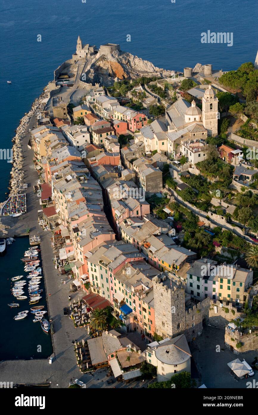 Porto venere aerial view hi-res stock photography and images - Alamy