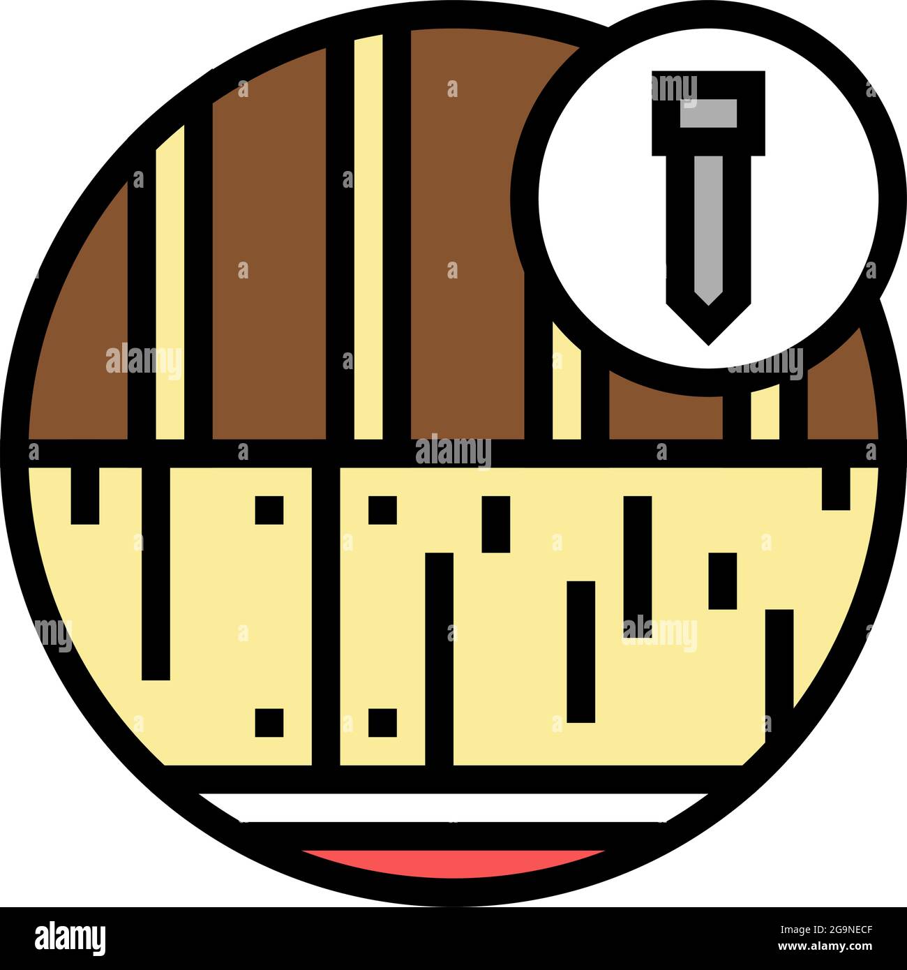 roof deck color icon vector illustration Stock Vector Image & Art - Alamy