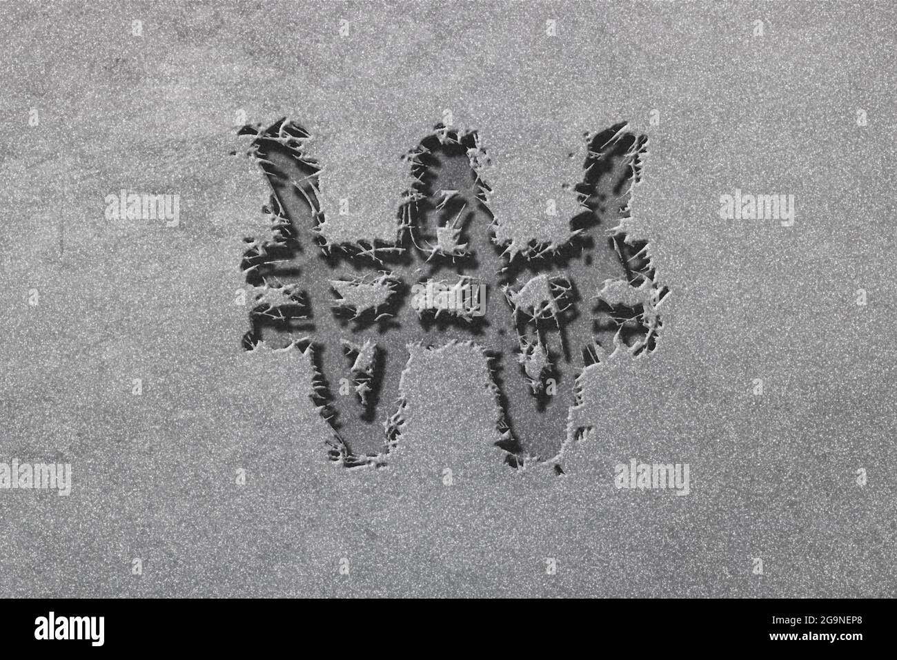 South Korean Won, KRW Won currency, Monetary currency symbol, rugged ...