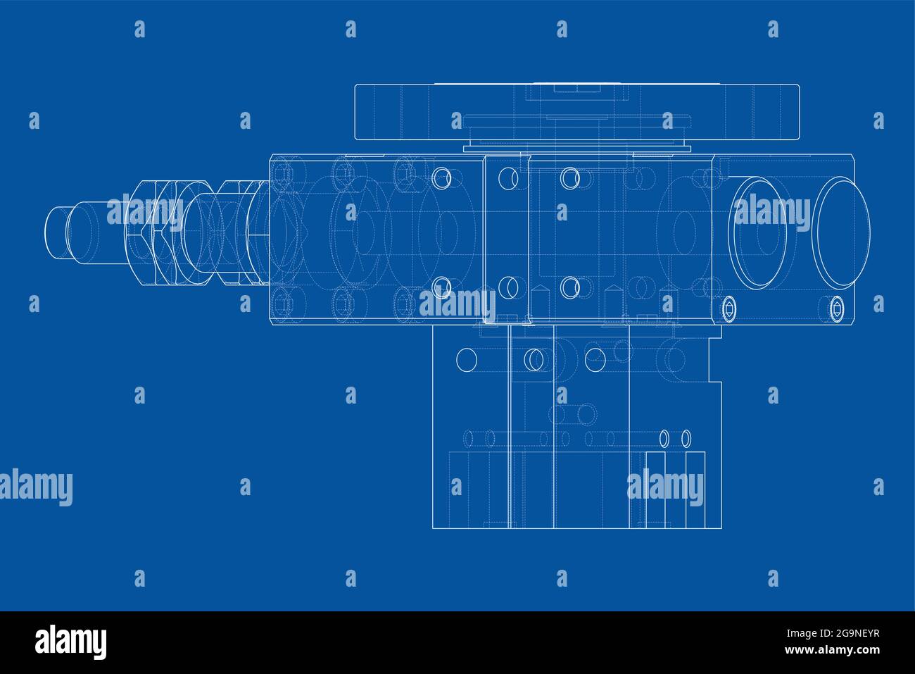 Abstract industry object concept. Vector Stock Vector Image & Art - Alamy