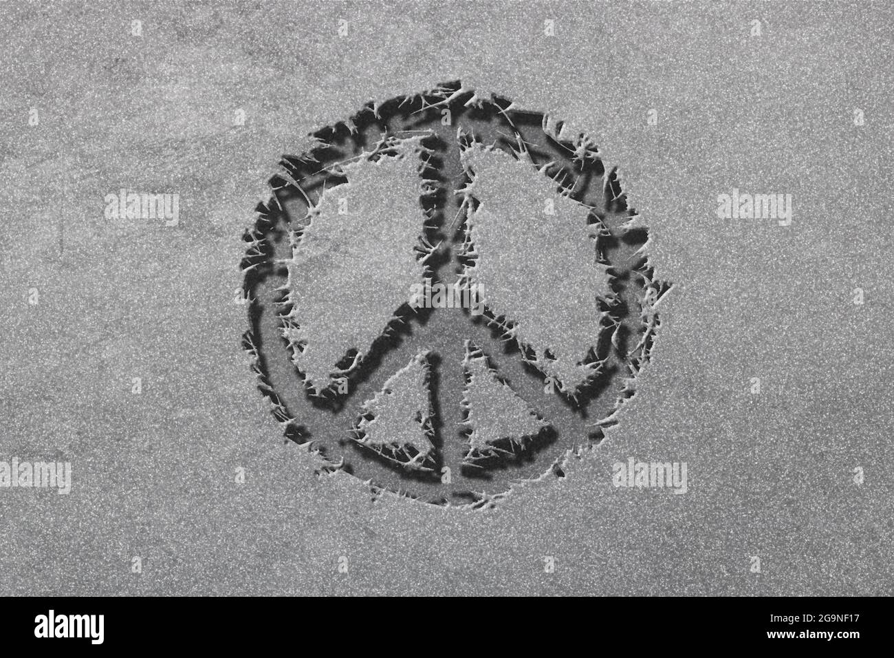 Peace sign, Peace Symbol, Hippie Symbol, rugged, silver background ...