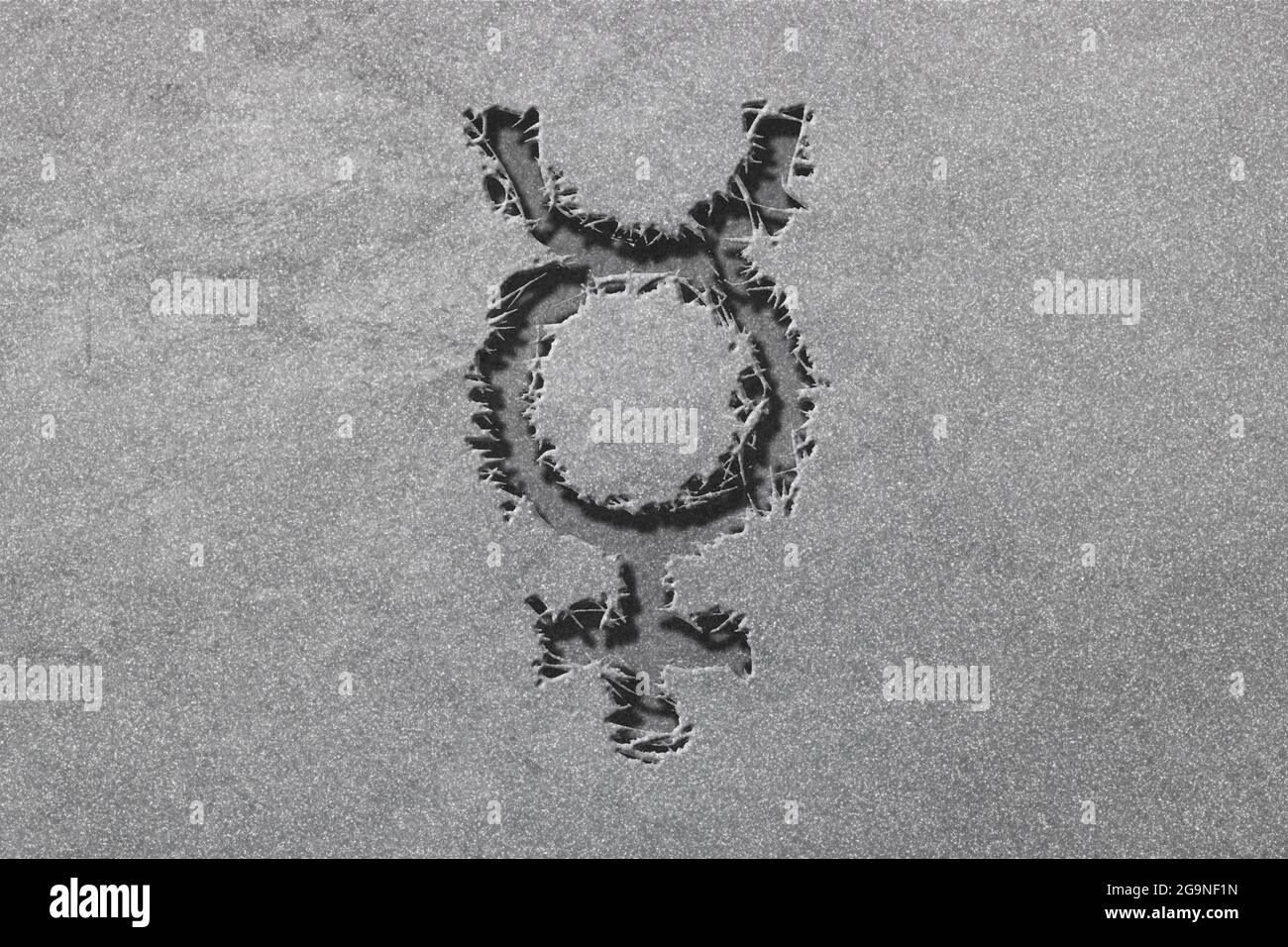 Symbol of Pluto, Pluto Sign, astrology Pluto planet, rugged, silver ...