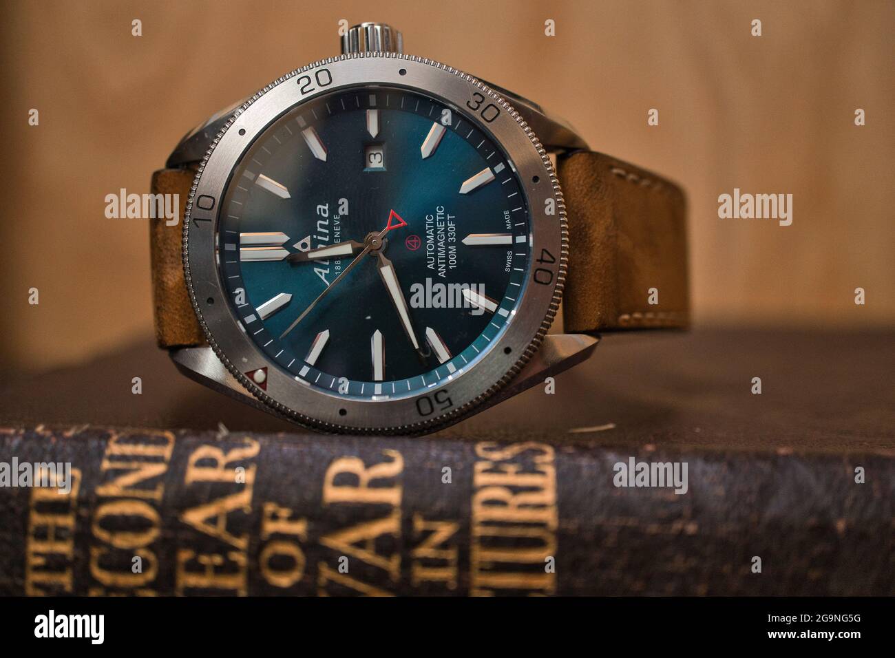 high resolution images of a swiss Alpina Alpiner watch Stock Photo - Alamy